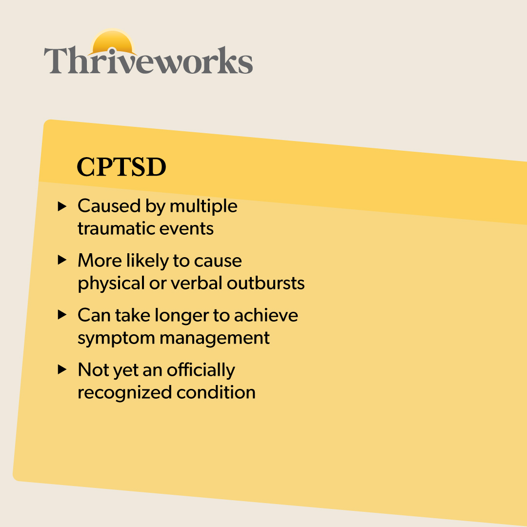 The Difference Between CPTSD & PTSD